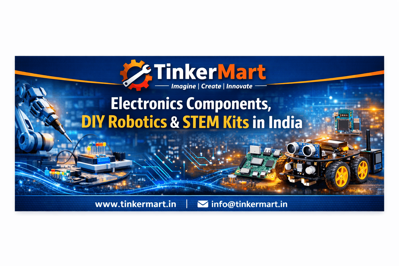 One-Stop Shop for Electronics Components, DIY Robotics Kits & STEM ...